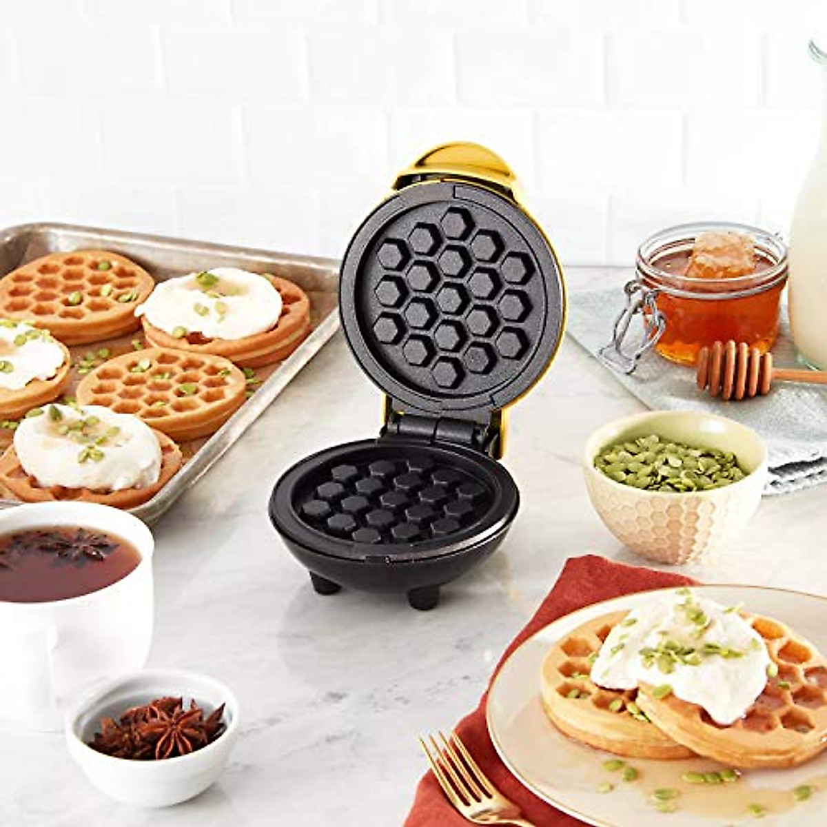 Honeycomb Mini Waffle Maker
