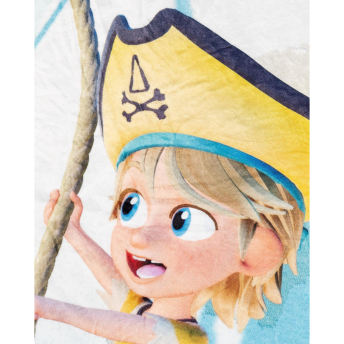 A FOR ADLEY Merch, Pirate Niko Adventure Blanket from Animation Scene Made for Adley's Brother Niko Bear!