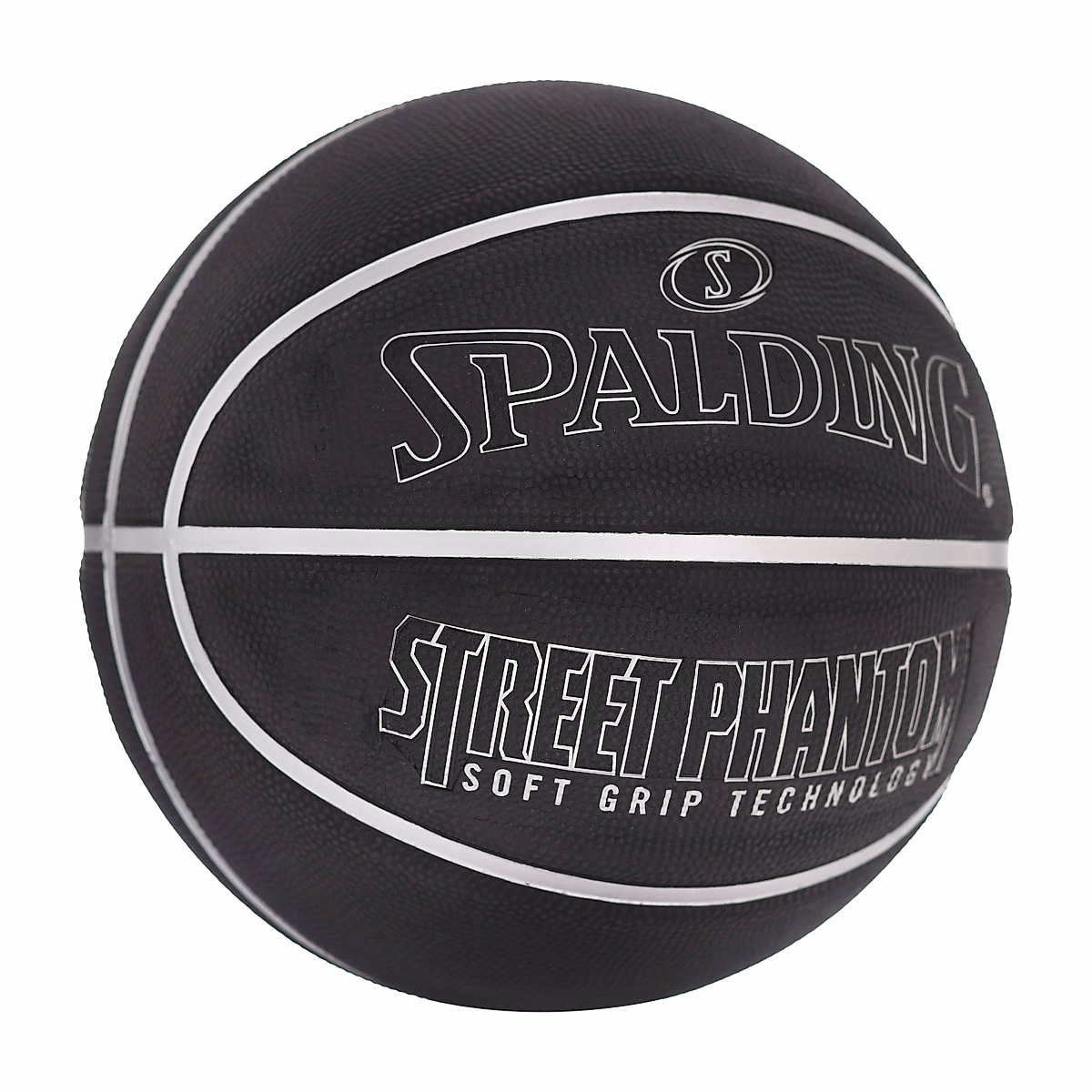 Spalding Street Phantom Outdoor Basketball Neon Silver 29.5"