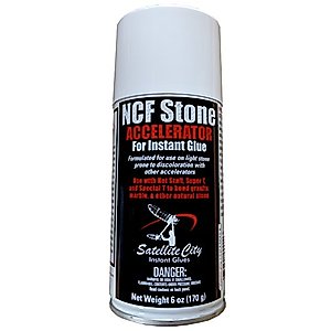 NCF Stone aerosol accelerator for CA glue, 6oz, NCFS-6
