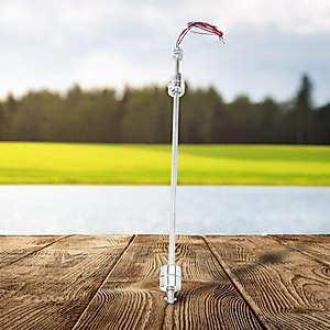 Liquid Level Sensor, DC 0-110V Large Size Stainless Steel Double Ball Switch Water Level Controller Sensor Switch for Water ,Pool,Sink,Fish ,etc(400mm)