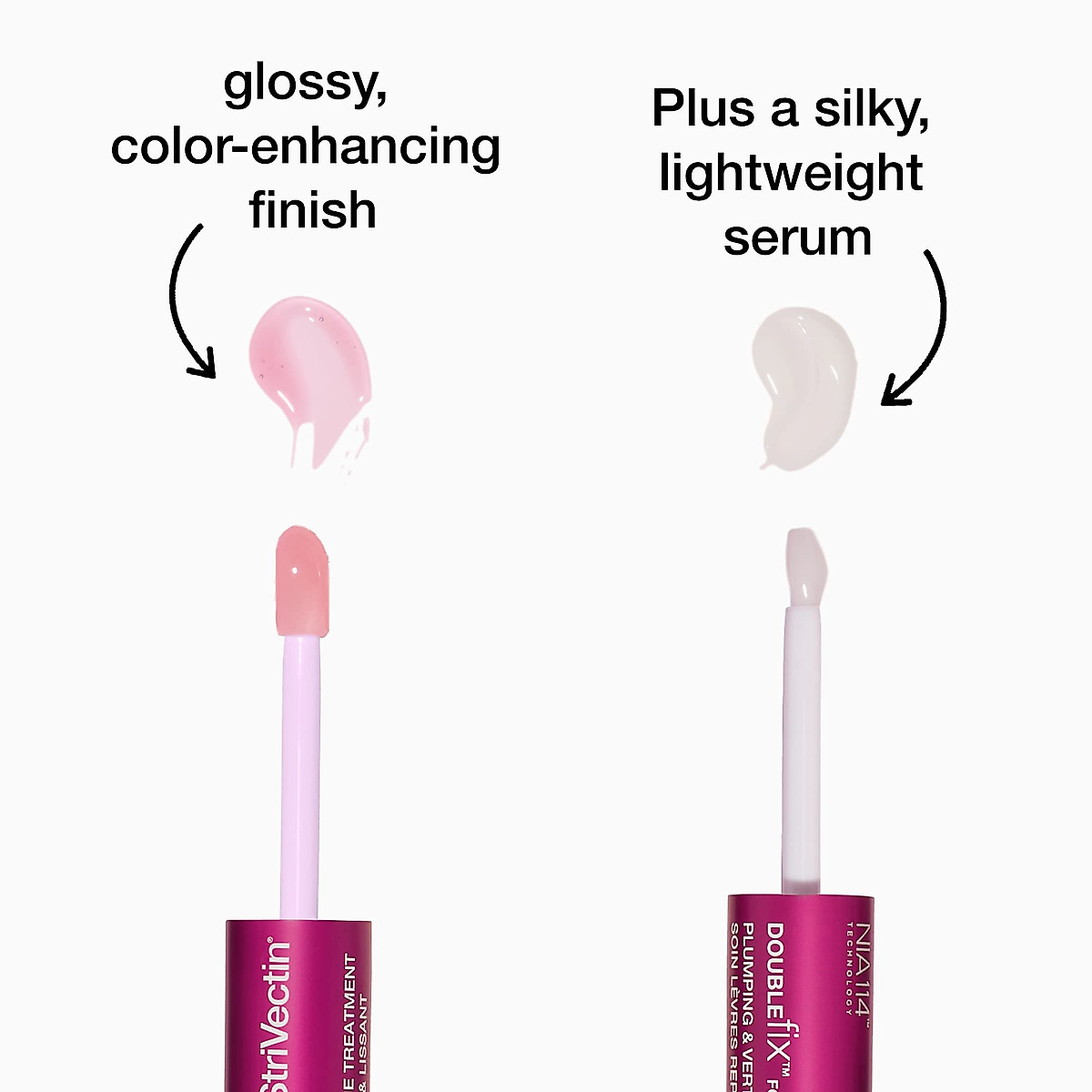 StriVectin Anti-Wrinkle Double Fix for Lips Plump and Smooth Vertical Lines, Hydrating Two-in-One Treatment, 0.16 Fl O