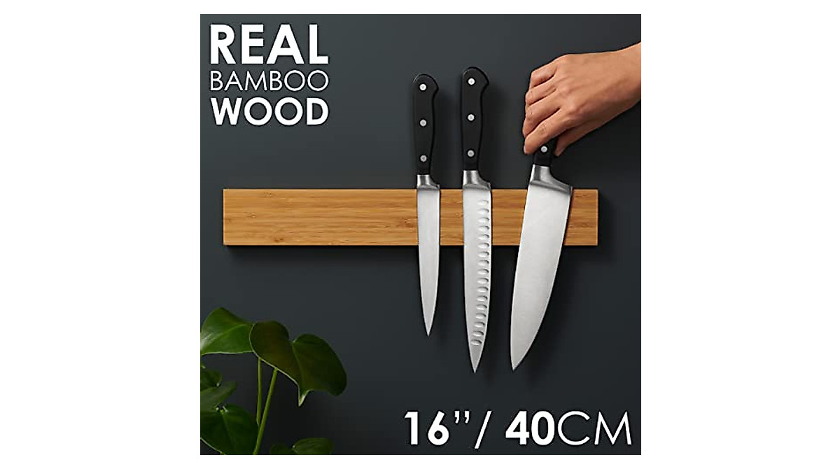 LARHN 16 Inch Magnetic Knife Holder - Strong & Stylish
