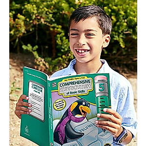 Carson Dellosa Comprehensive Curriculum of Basic Skills 5th Grade Workbooks All Subjects for Ages 10-11, Math, Reading Comprehension, Writing, Grammar, Geometry and More, Grade 5 Workbooks (544 pgs)