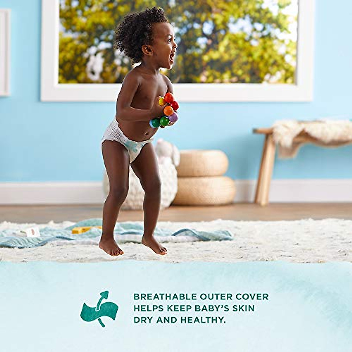 Amazon Brand - Mama Bear Gentle Touch Diapers, Hypoallergenic, Size 6, 108 Count (4 packs of 27)