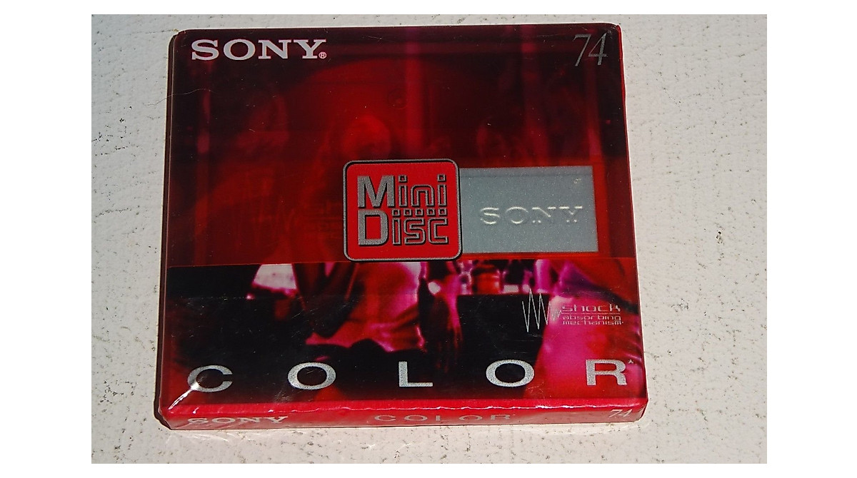 SONY ~ Blank Minidisc ~ 74 Minutes - MDW-74AR (Ruby Red) — 🛍️ The ...