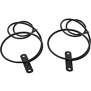 HYDDNice 6 Set Wall Mounted Wine Racks Wine Bottle Display Holder Metal Hanging Wine Rack Organizer with Mounting Screws and Anchors