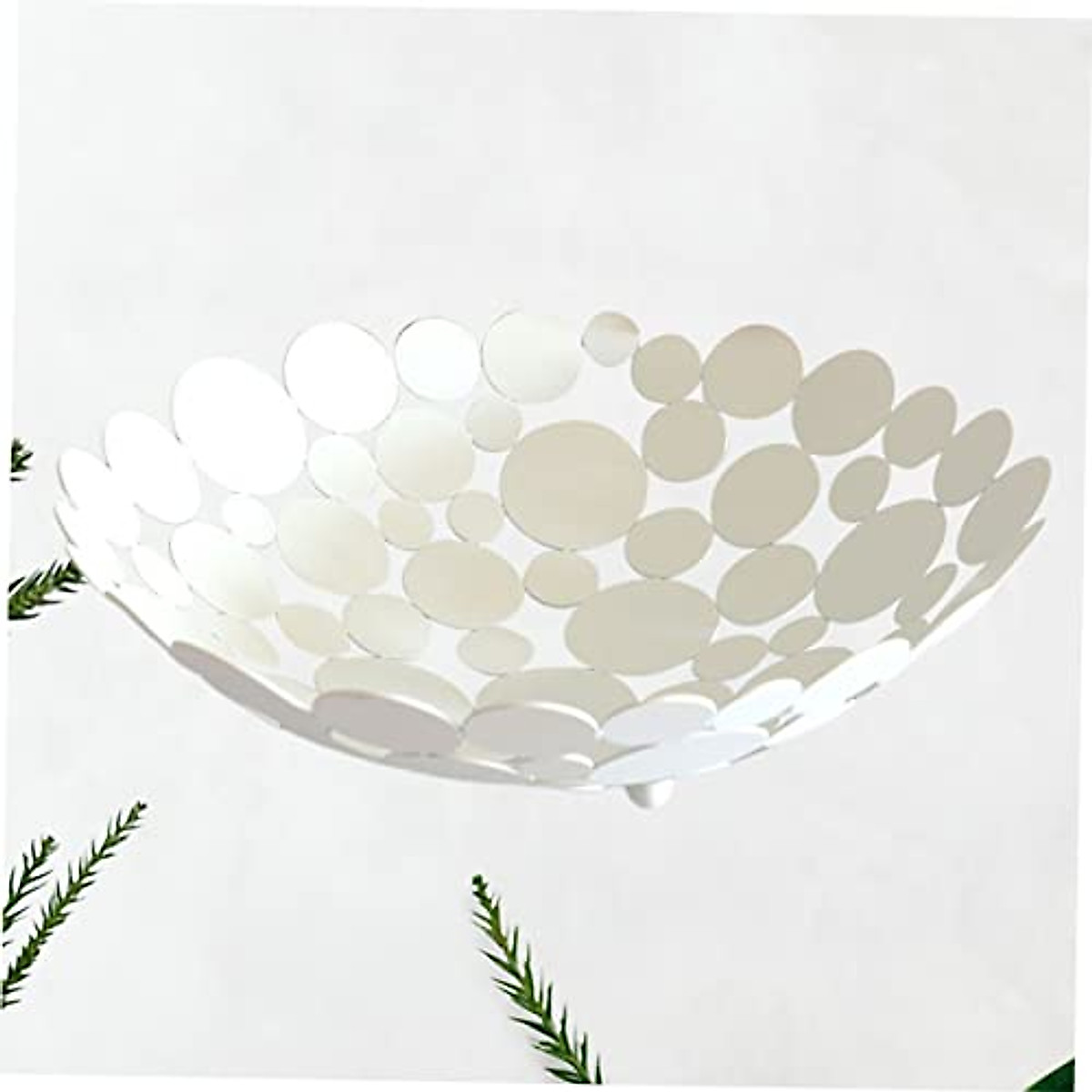 Cabilock wedding decor Decorative Fruit Bowl fruit plate decorative Metal Bowl cupcake stand fruit and vegetable basket black food containers vegetable fruit holder Stainless steel dessert