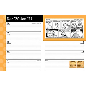 Peanuts 2020-2021 Monthly/Weekly Planning Calendar