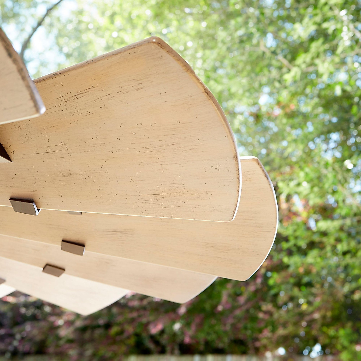 Quorum 97215-86 Indoor Windmill Ceiling Fan in Oiled Bronze with Weathered Oak Blades