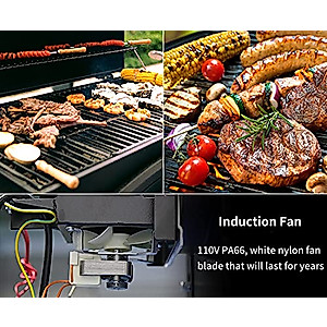 Replacement for Traeger Digital Pro Controller, Compatible with Traeger Wood Pellet Grills,with 1.6 with Motor and Introduction Fan