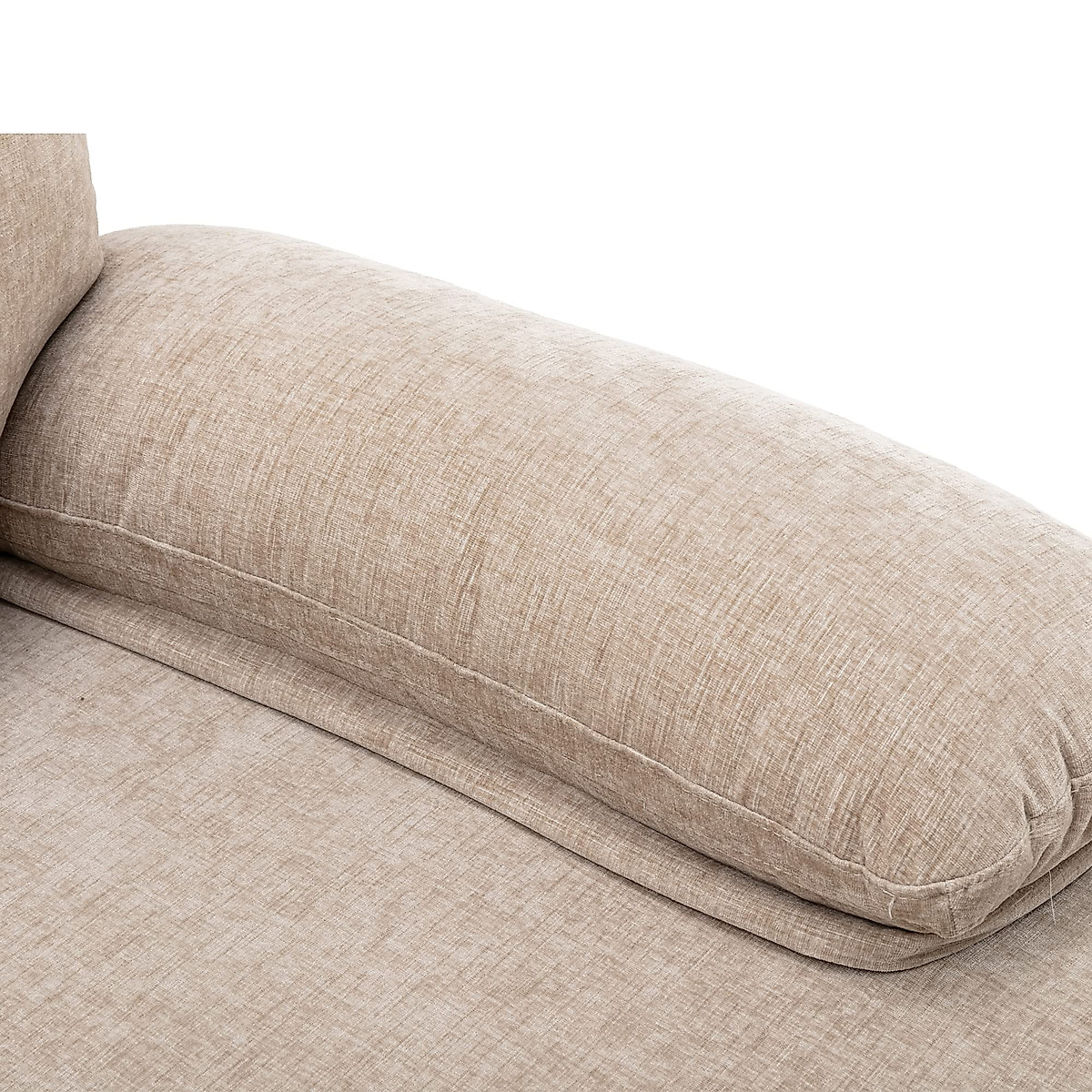 U Shaped Sectional Sofa with Double Extra Wide Chaise Lounge, 110.63" Soft Velvet Upholstery Couches with Solid Wood Frame, Detachable Cover & Armrest and Golden Color Metal Feet, Easy to Install