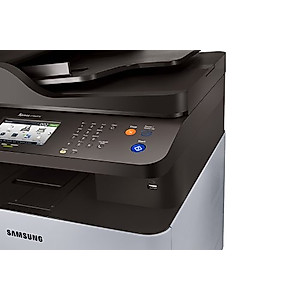 Samsung Xpress C1860FW Color Laser MFP (19 ppm) (533 MHz) (256 MB) (8.5" x 14") (9600 x 600 dpi) (Max Duty Cycle 40000 Pages) (p/s/c/f) (USB) (Ethernet) (Wireless) (Touchscreen) (250 Sheet Input Tray) (1 Sheet Multipurpose Tray) (50 Sheet ADF)