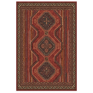 RUGGABLE x Star Wars – The Mandalorian: Mandalore Scarlet Red – Machine Washable Area Rug – Pet & Child Friendly – Stain & Water Resistant – Non-Slip – 6'x9'