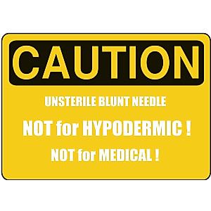 BSTEAN 50 Pack Blunt Tip Dispensing Needle with Luer Lock, Industrial Unsterilized (32G, 1/2 Inch)