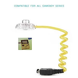 ASHATA Game Boy External Worm Lights Illumination LED Lamps for GBC GBP Gameboy Color and for Gameboy Pocket Console, White Light (Yellow)