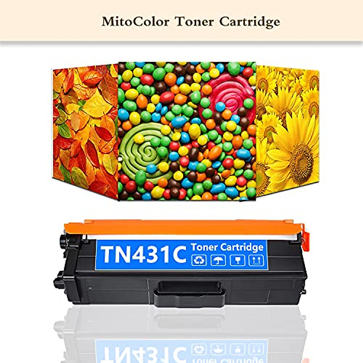 6-Pack(2C+2M+2Y) Compatible TN431 Toner Cartridge Replacement for Brother TN-431 HL-L8260CDW HL-L8360CDW MFC-L8900CDW MFC-L8610CDW Color Printer