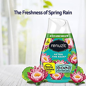 Renuzit Adjustable Air Freshener Gel, After the Rain, 7 Ounces (6 Count)