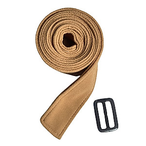 Tainrunse Women Belt Faux Woolen Coat Corset Double-Sided Waist Belt Long Enough Wear-resistant Solid Color Waist Belt for Daily Wear Camel One Size