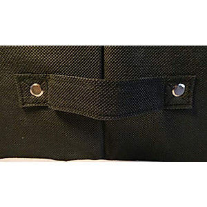 BENIZZA Under Bed Shoe and Clothes Storage Organizer - Customizable & Adjustable Dividers, Perfect Container for Under Bed or Closets, Sturdy Sides and Bottom, Large Shoes, Kids Men Women (Black)