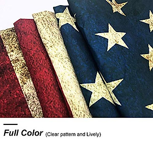 PROCIDA American Flag Wall Hanging Vintage Retro Stars and Stripes Tapestry for Dorm Bedroom Living Room College 60" L x 40" W, USA Flag