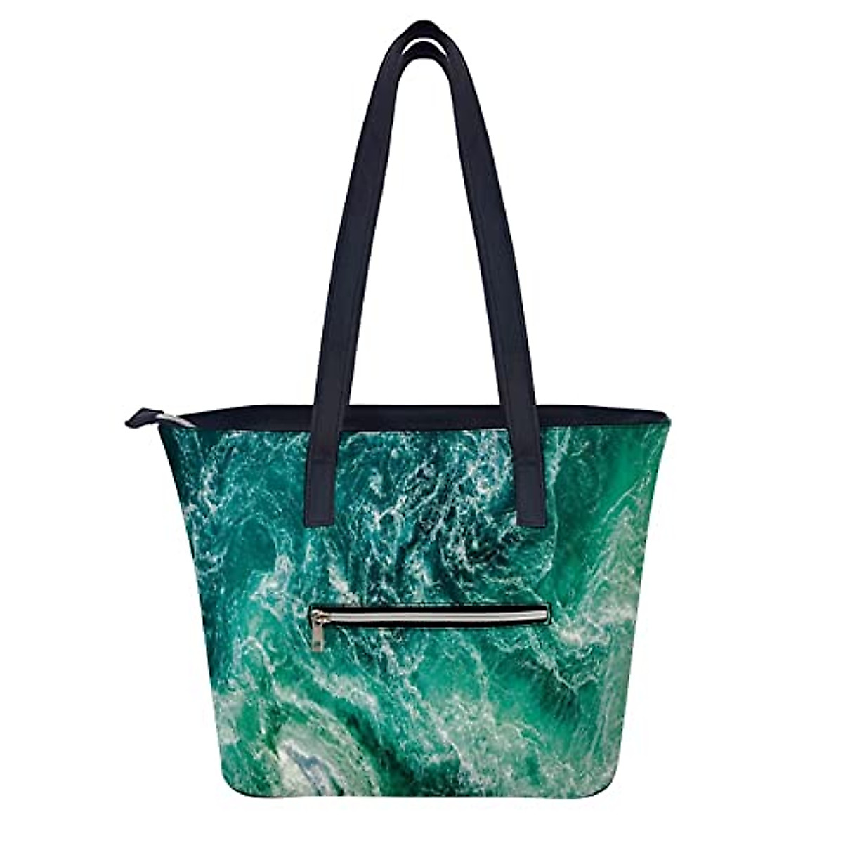 Whirlpools of The Maelstrom Women's Tote Bag PU Leather Shoulder Bag Handbags Purse For Work Shopping Travel