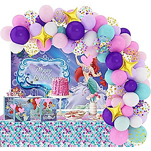 12 Pieces Mermaid Party Favors Gift Bags Mermaid Themed Candy Bags with Handles for Girls Baby Shower Little Decorations (PAPER)