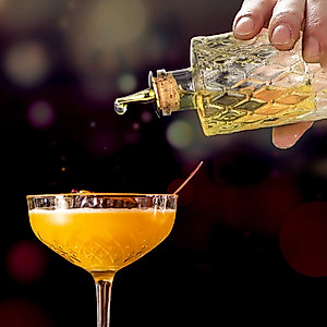 Bitter Bottle 5oz/150ml Cocktail Atomizer 100ml Refillable Sprayer Glass Dash Bottle for Bartender Home Bar Cocktail Mixing