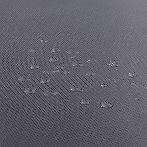 Knocbel 67" Tall Freestanding Closet Organzier Clothes Garment Rack Dustproof & Waterproof Fabric Cover with Storage Shelves 2 Hanging Rods & 4 Side Pockets (Gray)