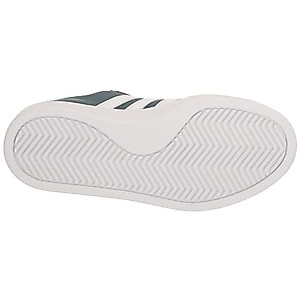 adidas Women's Grand Court Cloudfoam Lifestyle Comfort Sneaker, Arctic Night/White/Gold Metallic, 10