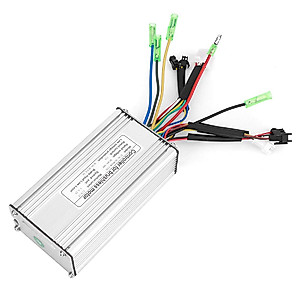 Vikye EBike Conversion Controller, 22A 9Tube 36/48V KT22A All Normal Heads Rectangular Controller Electric Bicycle Controller, EBike Controller