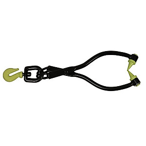 Timber Tuff TMW-02SS 20 Inch Swivel Grab Skidding Tongs, Black
