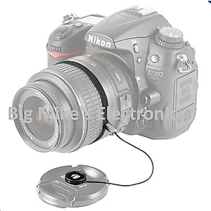 58mm Universal Snap-On Lens Cap For Canon Digital EOS Rebel SL1, T1i, T2i, T3, T3i, T4i, T5, T5i EOS60D, EOS70D, 50D, 40D, 30D, EOS 5D, EOS5D Mark III, EOS6D, EOS7D, EOS7D Mark II, EOS-M Digital SLR Cameras Which Has Any Of These Canon Lenses 18-55mm IS I