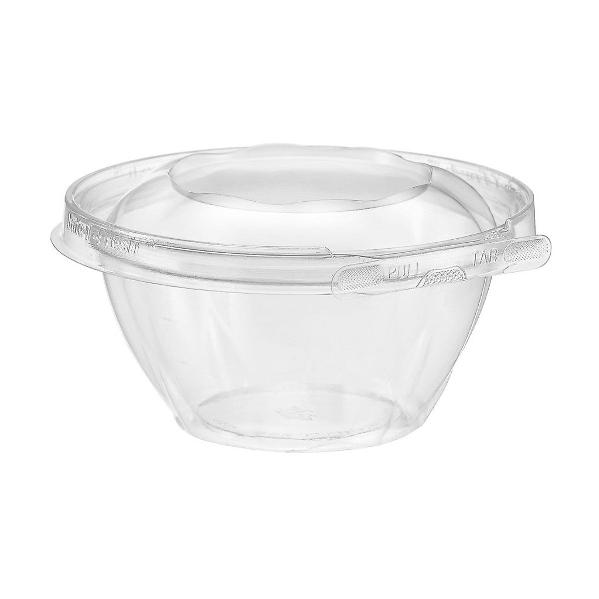 240 Pack Safe-T-Fresh Food Container, Clear Plastic, Tear Strip Lock Lid, 5.87 x 5.75 x 3.13 Inches, By Inline Plastics Corporation