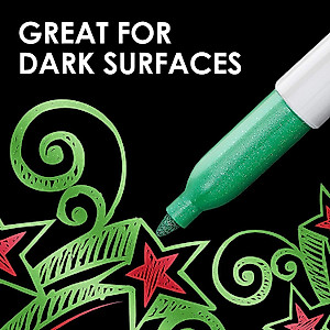 Sharpie 61659 Metallic Permanent Markers Fine Point Silver 36/Pack (9597)