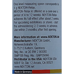 Nekton-Relax for Nervous and Noisy Birds (1.23 oz)