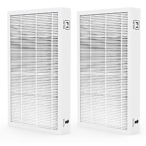 Vegebe 2-Pack F1 H13 True HEPA Filter Replacement, Compatible with 3M Filtrete C01 T02 Air Purifier