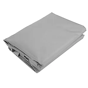 Oumefar Outdoor Swing Chair Cushion 3-seat Chair Cushion Replacement Swing Seat Cover for Patio Garden Yard(Gray)