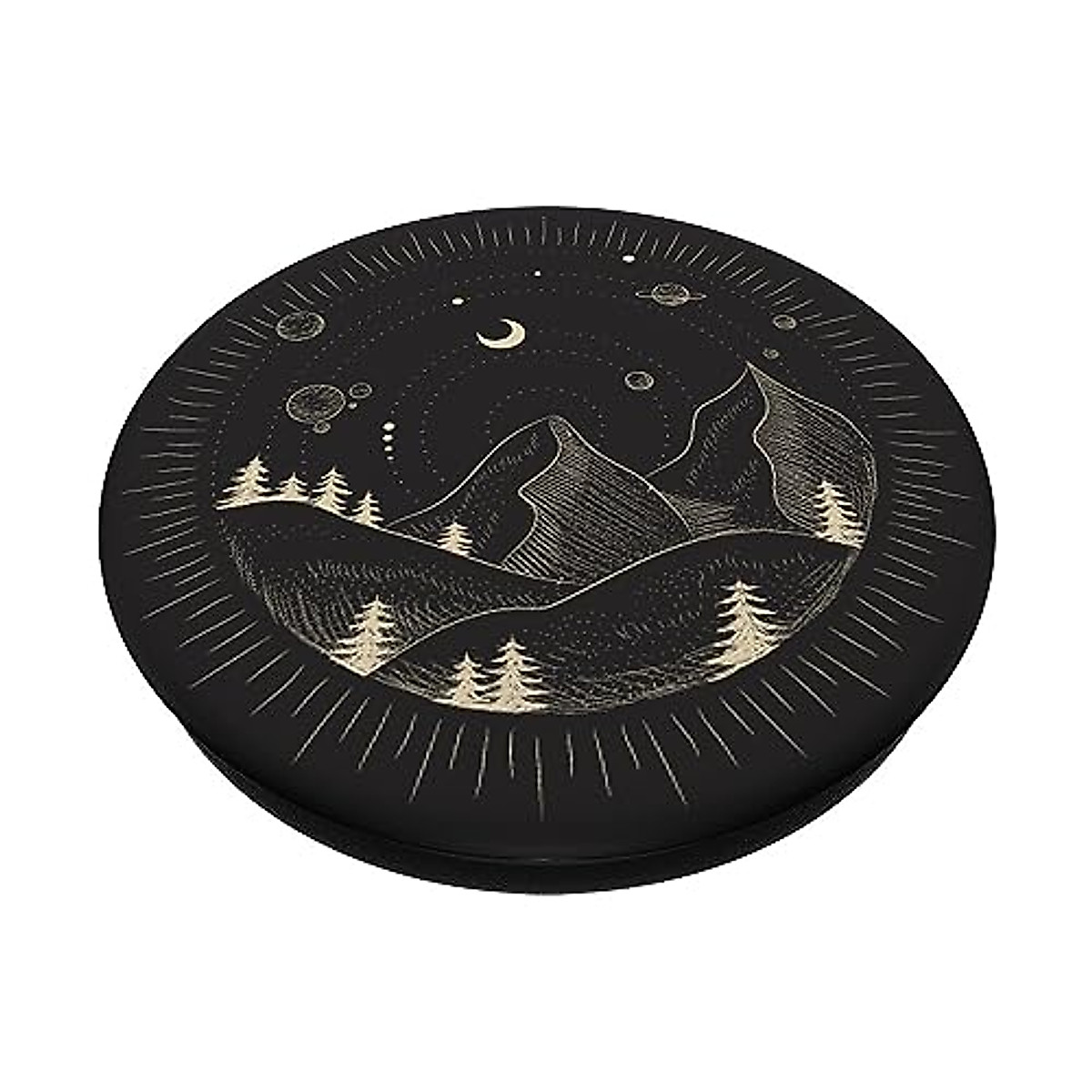 Mountains with Celestial Elements PopSockets Swappable PopGrip