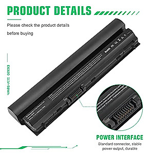 ASUNCELL Laptop Notebook Battery for Dell Latitude E6320 E6330 E6430S E6220 E6230 E6120 Series, Compatible p n FRR0G UJ499 TPHRG KJ321 Y61CV