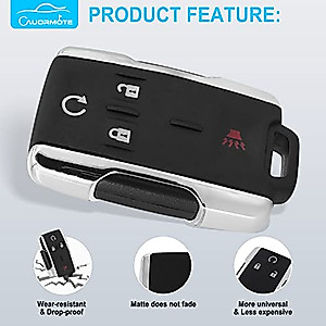 Key Fob Replacement for Chevrolet Silverado 1500 2500 3500, GMC Sierra 1500 2500 3500, Colorado GMC Canyon 2015-2020, Keyless Entry Remote Start FCC ID: M3N32337100(2 Packs)