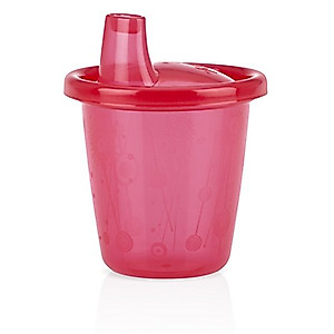 Nuby 4-Pack Wash or Toss Cups with Spout, Colors May Vary