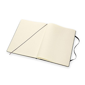 Moleskine Classic Ruled Notebook, Hard Cover and Elastic Closure, 192 Pages, Black, Size A4, 21 x 29.7 cm