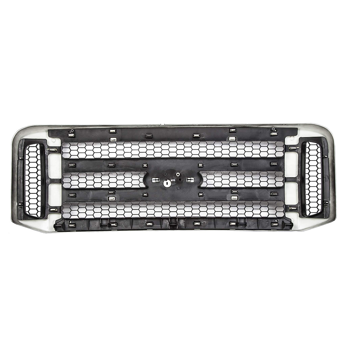 JMTAAT Black Paintable Grille Compatible With 05-07 Ford Excursion F-250 F-350 F-450 F-550 Super Duty Conversion Grill (Without Emblem)