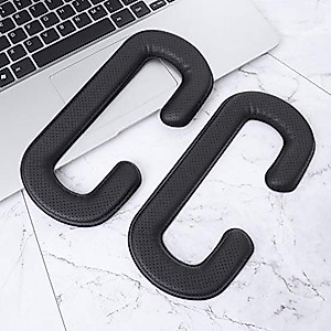 Hemobllo VR Face Cushion- 2 Pcs VR Cover Foam Replacement Eye Mask VR Face Cushion PU Leather Soft Memory Foam Pad Compatible with HTC Vive VR (Random Thickness: 6mm/ 11mm)