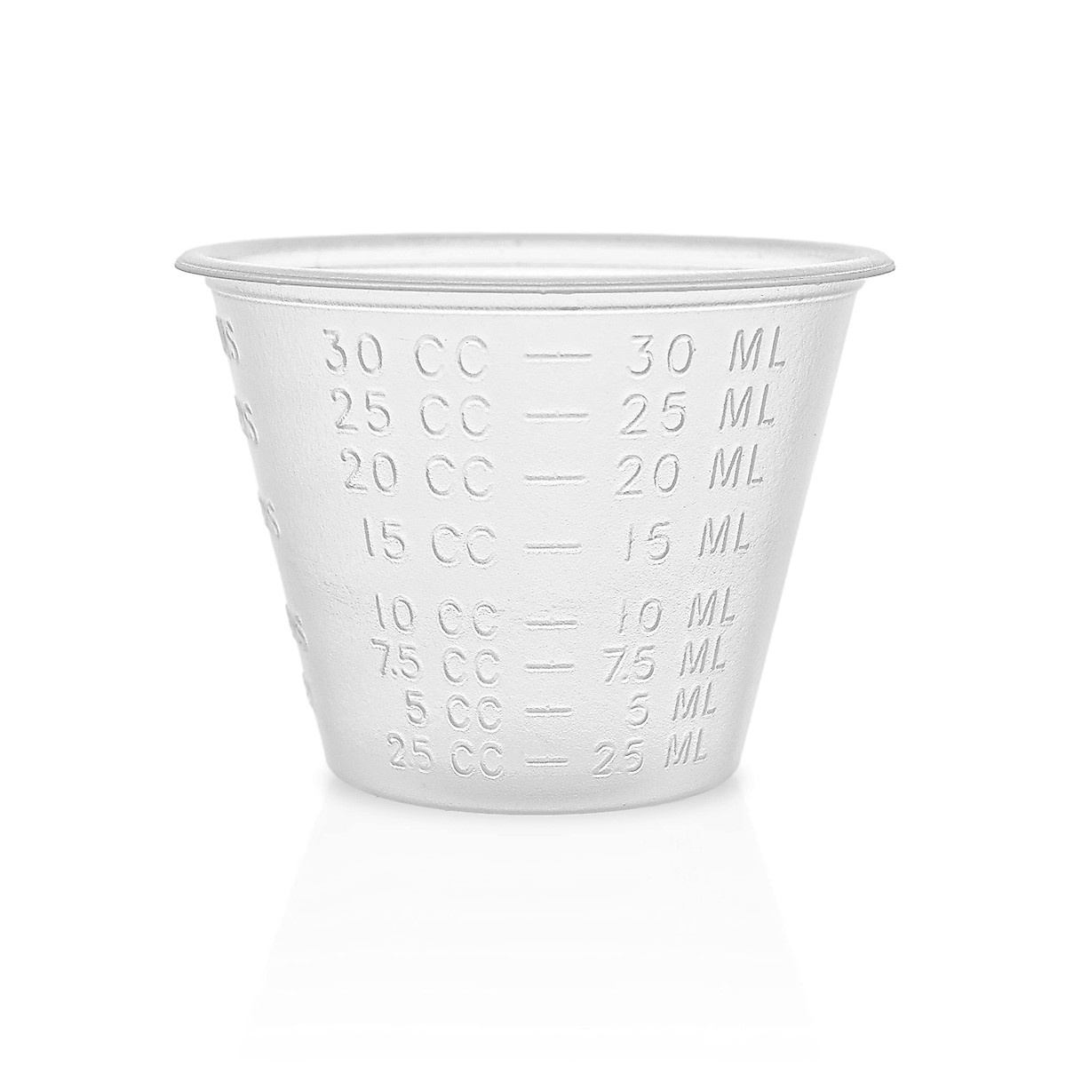 Eight30east - 200ct 1oz Disposable Graduated Medicine Cups, Non-Sterile, for Mixing and Measuring Resin, Epoxy, Oils, Paint, Cooking, Stain, and more