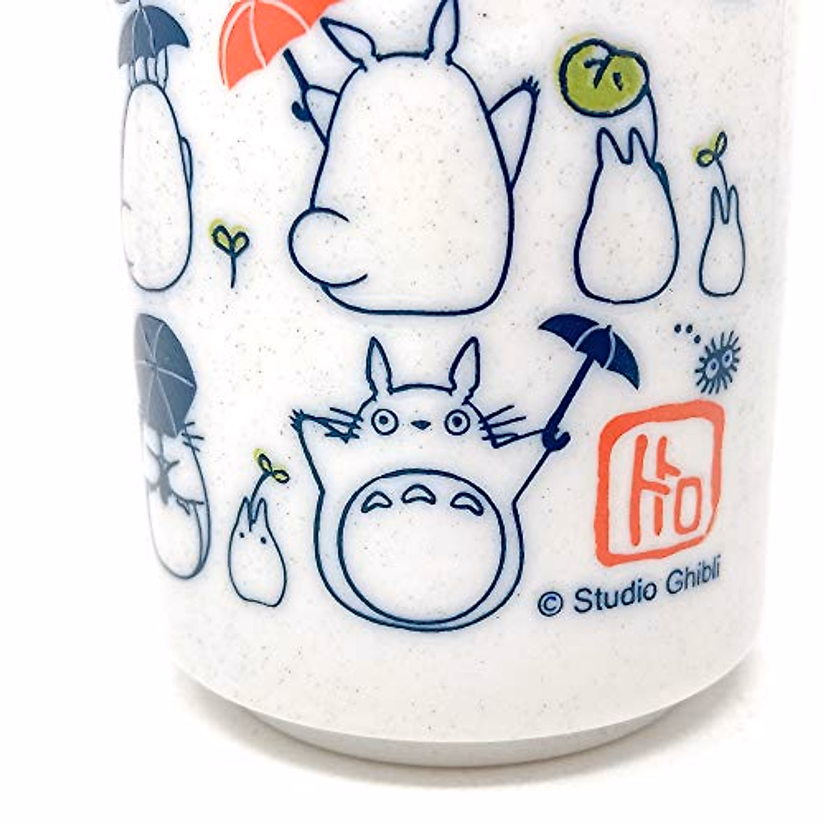 Benelic My Neighbor Totoro Dondoko Dance Large Japanese Teacup - Official Studio Ghibli Merchandise,12 ounces