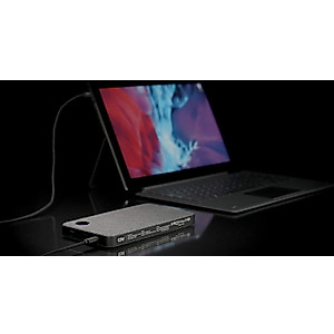 EINOVA Laptop Power Bank | Ultra-Fast 20,000mAh Slim Battery Pack in Pink - USB C + USB A, 63W Output | Charge 3 Devices at Once- Phones, Tablets, Laptops, 3ft Cable Included (Gray)