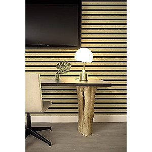 myforHD Self-Adhesive Wood Grating Wallpaper Wood Stripe Grain Natural Wooden Slats Wallpaper Peel and Stick Contact Paper PVC Vinyl Film Removable Waterproof