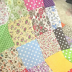 Fabric Bundle, Clear Lines Printed Fabric Needlecrafts Cloth for Hand-Made Sewing for Wallets for Baby Clothing